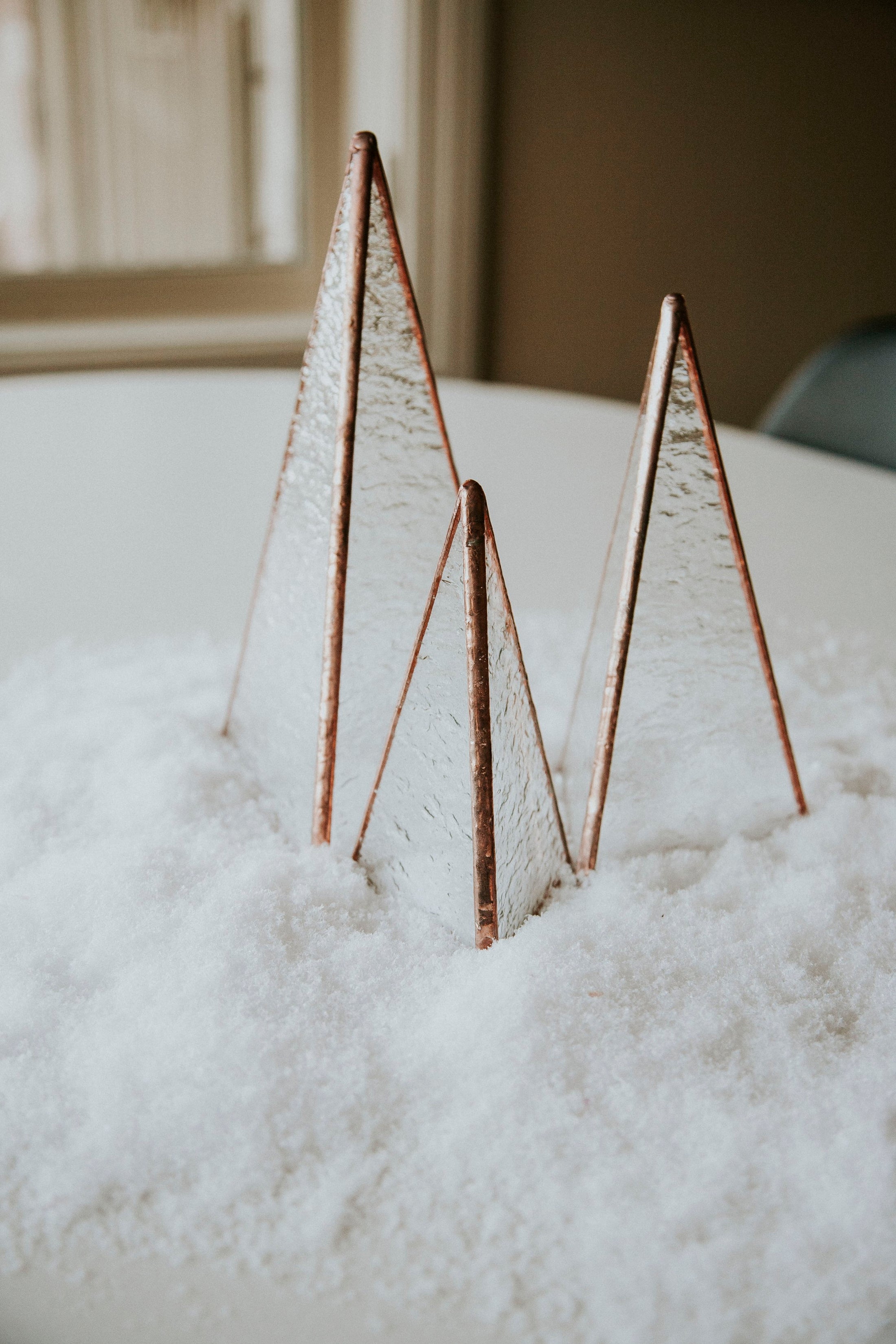 Minimal Prism Glass Tree - 3 Different Sizes (lights included) – Szklo ...